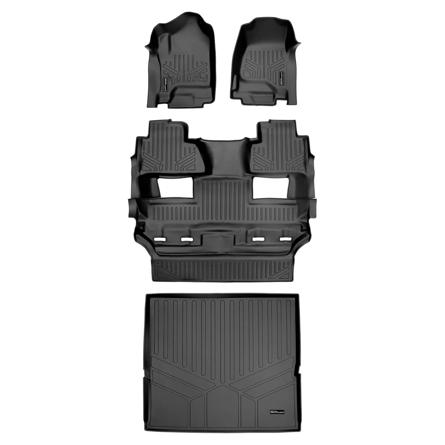 SMARTLINER Custom Fit Floor Liners For 2015 - 2020 Chevy Tahoe / GMC Y ...