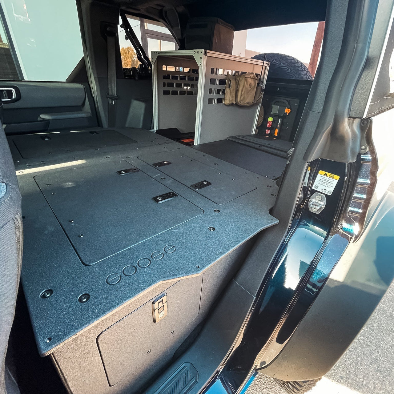 Ford Bronco 2021-Present 6 Gen. 4 Door - Second Row Seat Delete Plate ...