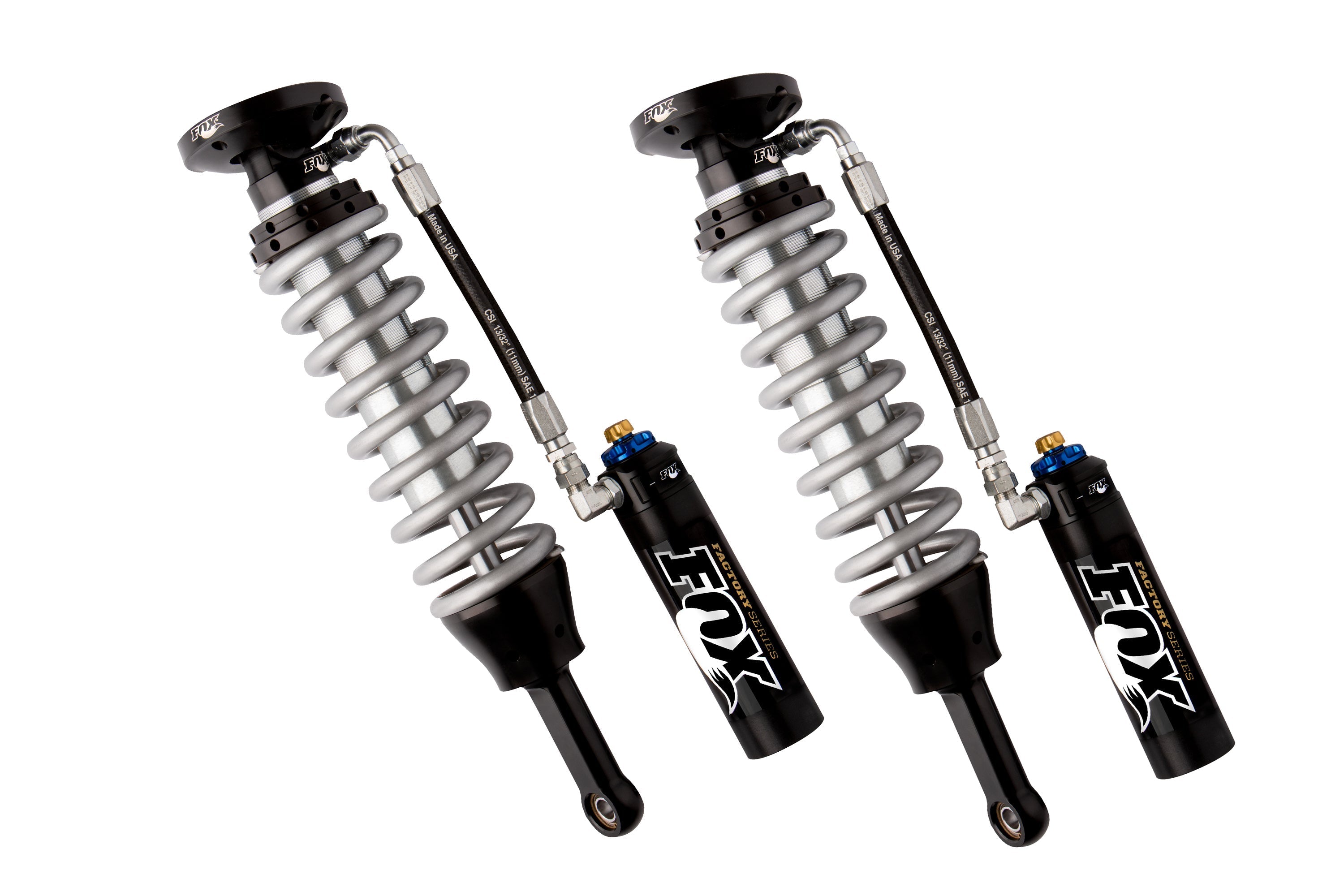 FOX 2.5 Coilover Shocks w/ DSC Reservoir Adjuster | 0-2 Inch Lift | Fa ...